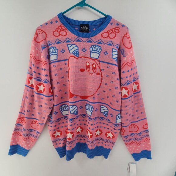 Kirby | Sweaters | Nwt Nintendo Kirby Adult Graphic Knit Christmas ...